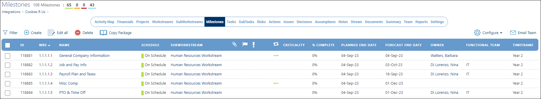 Integrations: How to Create a Milestone